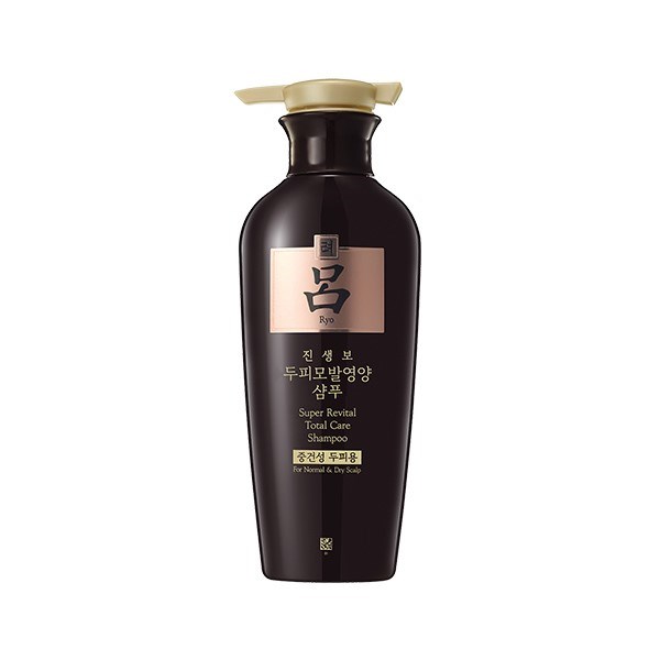 Ryo Total Anti Aging Shampoo 400ml Black Korea Import
